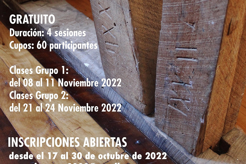 Invitan a participar de taller de carpintería Invitan a participar de taller de carpintería